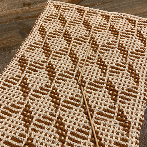 Ravelry: Tumbling Blocks Towel pattern by Amy Marie