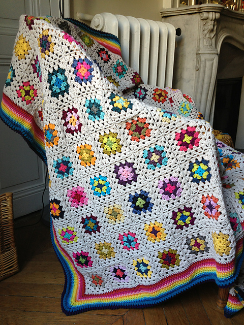 Ravelry: corandco's granny gypsy blanket