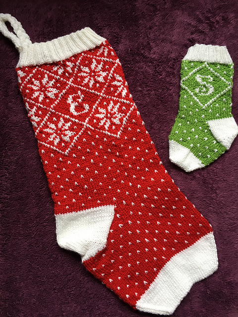 Ravelry: Christmas stockings with intials pattern by Sarah Murray ...