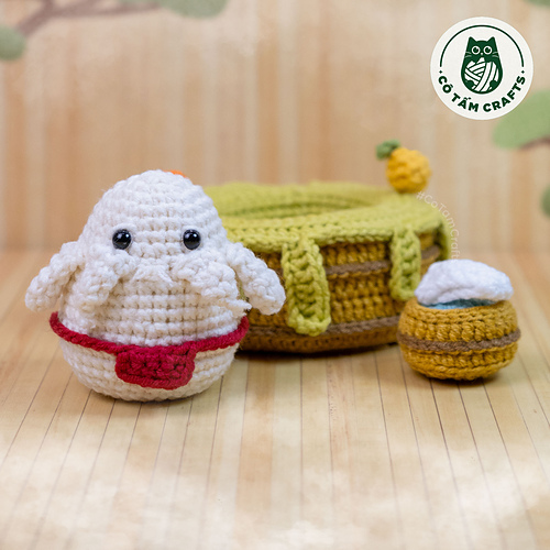 Ravelry: Radish Spirit, Spirited Away pattern by Vo Do Huyen Trang