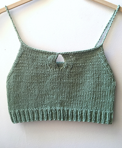 Ravelry: Key to the Heart Crop Top pattern by Courtney Roark
