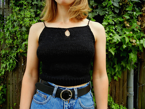Ravelry: Key to the Heart Crop Top pattern by Courtney Roark