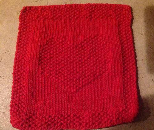 Ravelry: Heart Baby Cloth pattern by Jenny Williams