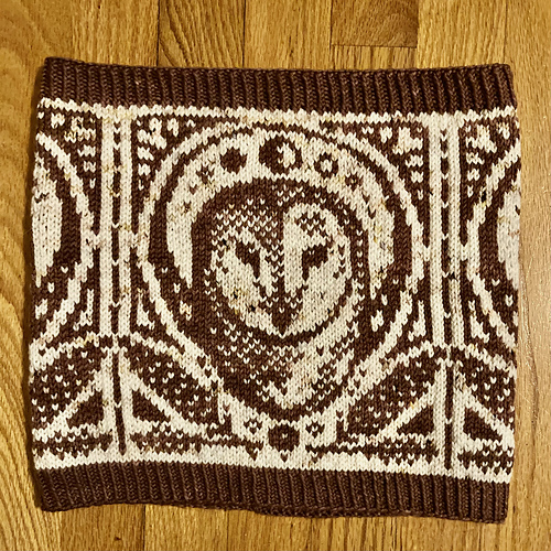 Ravelry: Owl Nouveau Cowl (Knit) pattern by Mary P. Hunt