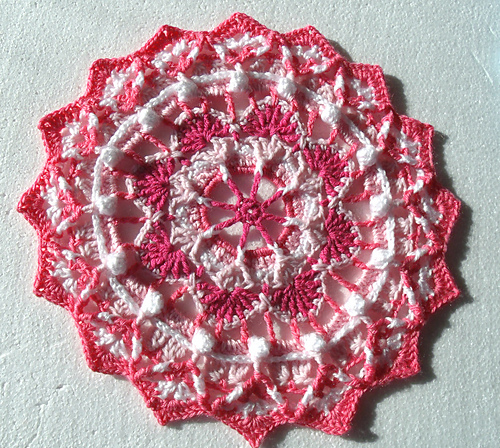 Ravelry: Floral Fantasy Mandala pattern by Augenia (Jenny) Lawson