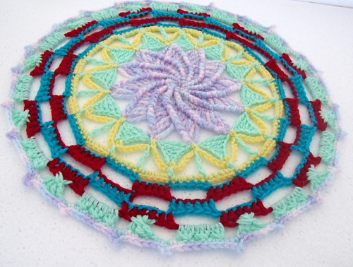 Ravelry: Spiral Geometry Mandala pattern by Augenia (Jenny) Lawson