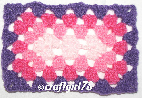 Ravelry: 7 Rectangle Granny pattern by Margaret Hubert