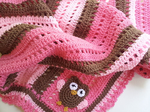 Ravelry: Crochet Baby Owl Blanket pattern by Michele Gaylor