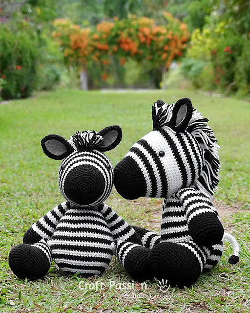 Ravelry: ZeeZee Zebra Amigurumi pattern by Joanne Loh
