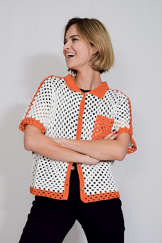 Ravelry: Crocheted Button-Up Shirt pattern by Chiara Bono