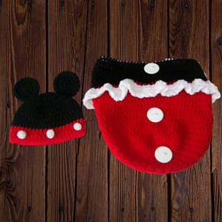 Ravelry: Crochet Minnie Mouse Cocoon pattern by DWC