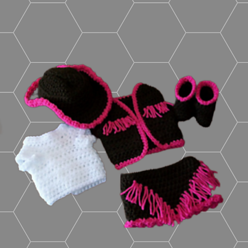 Ravelry: 18" doll cowboy outfit, #101 pattern by DWC