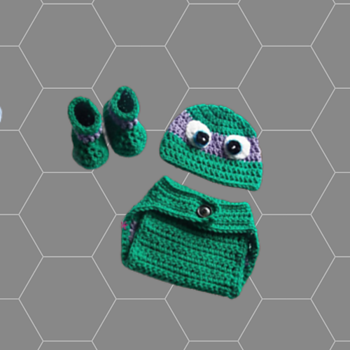 Ravelry: Ninja Turtle Diaper Set, #75 pattern by DWC