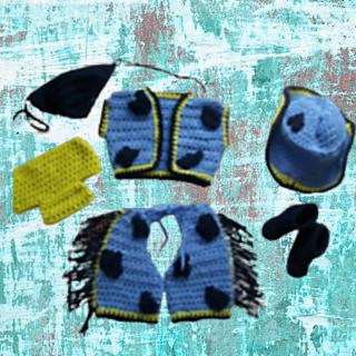 Ravelry: Crochet baby cow chaps, #59 pattern by DWC