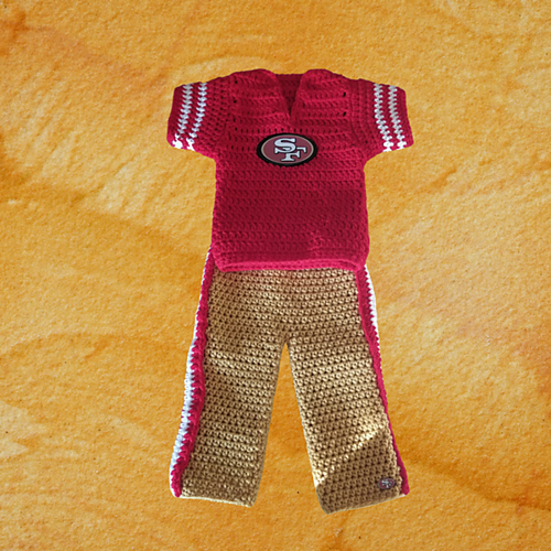 Ravelry: Football Jersey and Pants pattern by DWC