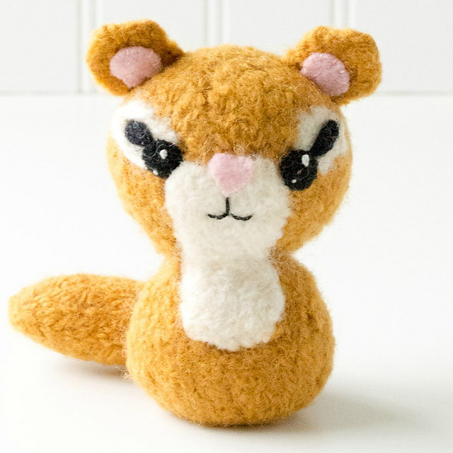 Ravelry: Felted Knit Amigurumi Chipmunk pattern by Lisa Eberhart