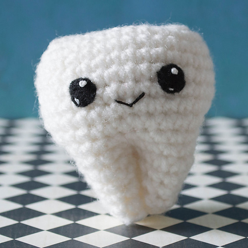 Ravelry: Crochet Amigurumi Tooth pattern by Lisa Eberhart