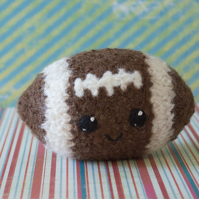 Ravelry: Felted Knit Football pattern by Lisa Eberhart
