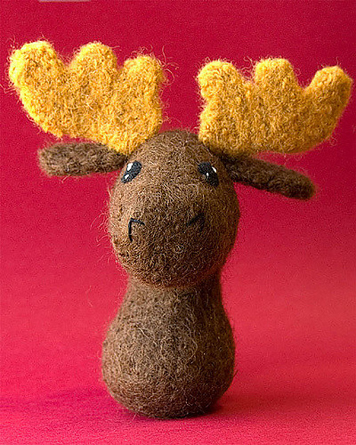 Ravelry: Felted Knit Amigurumi Moose pattern by Lisa Eberhart