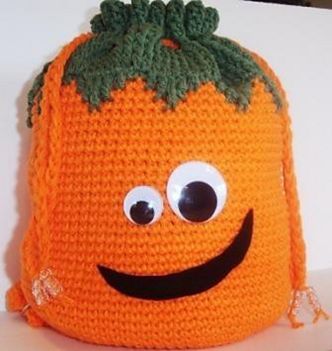 Ravelry: Silly Pumpkin Backpack pattern by Carrie Pechtel