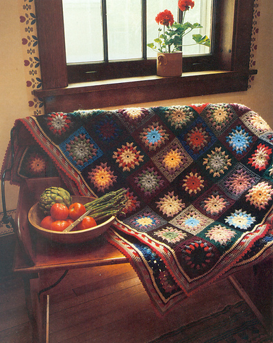 Ravelry: Puff-Stitch Crocheted Afghan pattern by Clara Storm