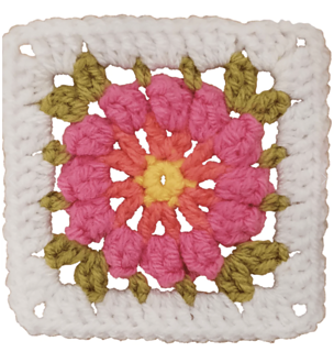Ravelry: Flower Square for Beginners pattern by Christa Lynn