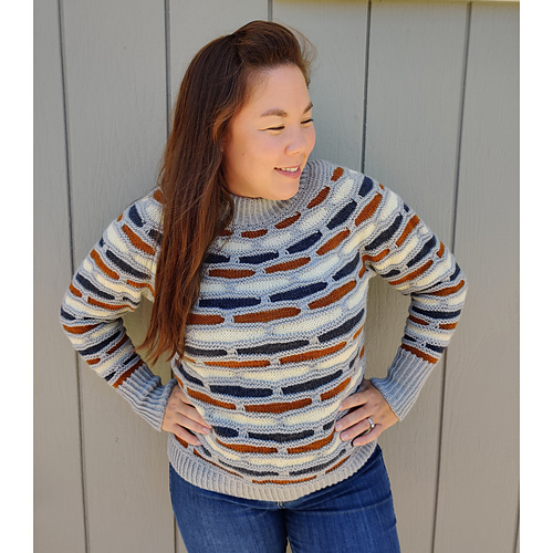 Ravelry: Painting Bricks Sweater pattern by Stephen West