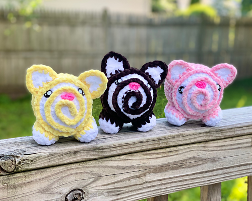 Ravelry: Swiss Roll Cat pattern by Crafty Kitty Crochet