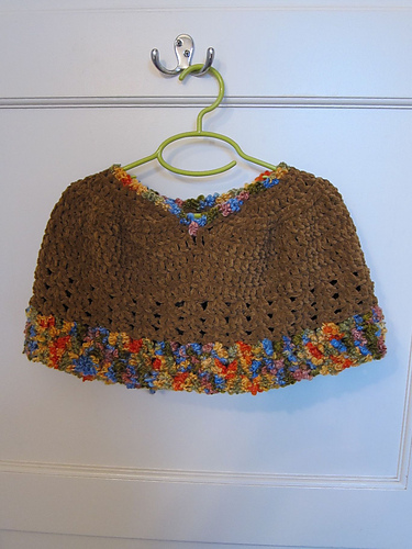Ravelry: Autumn Crocheted Capelet pattern by Laura Hooker