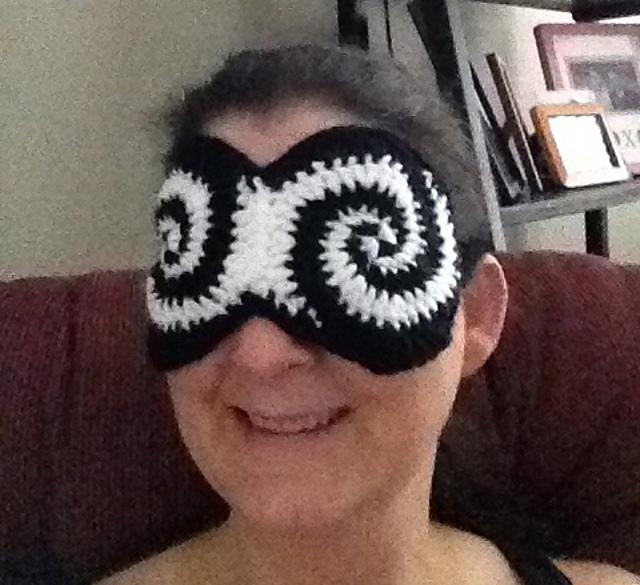 Ravelry: Hypnotic Sleep Mask pattern by Shelley Moore
