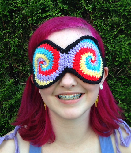Ravelry: Hypnotic Sleep Mask pattern by Shelley Moore