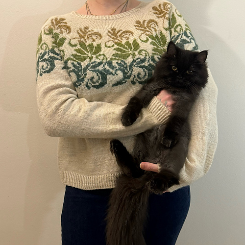 Ravelry: Fire Lily Sweater pattern by Zanete Knits