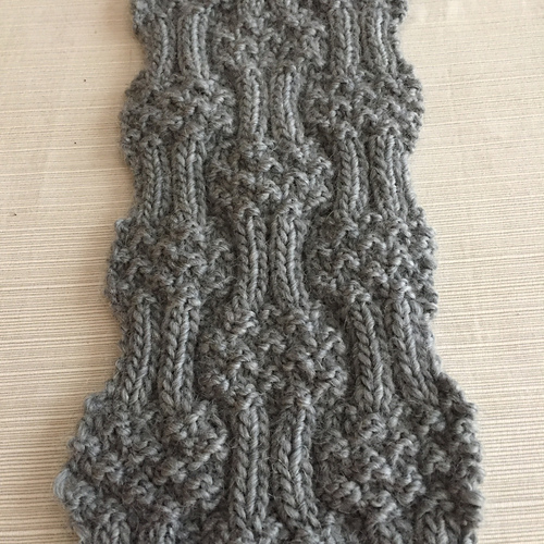 Ravelry: Checkerboard Scarf pattern by Susan Brown