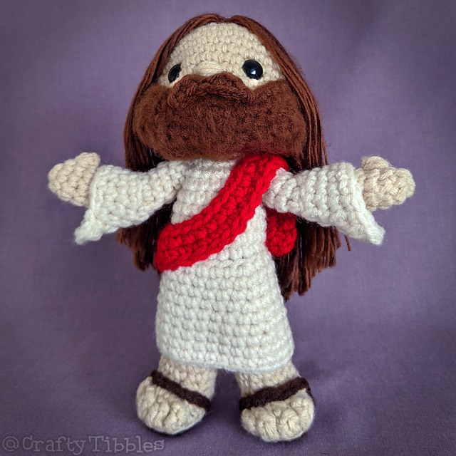 Ravelry: Jesus Crochet Amigurumi pattern by CraftyTibbles