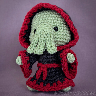 Ravelry: Lil' Mind Flayer pattern by CraftyTibbles