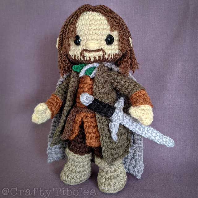 Ravelry: Aragorn II Elessar LoTR pattern by CraftyTibbles