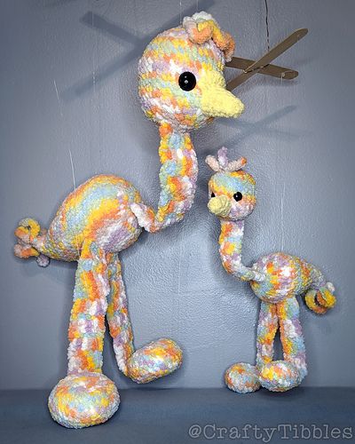 Ravelry: Walking Bird Marionette Puppet pattern by CraftyTibbles