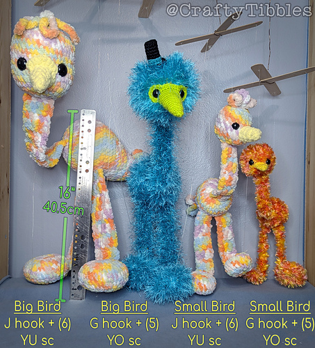 Ravelry: Walking Bird Marionette Puppet pattern by CraftyTibbles