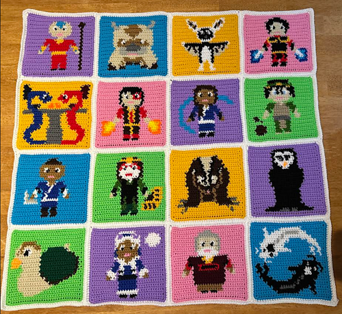 Ravelry: Avatar the Last Airbender Inspired Blanket pattern by Brittany ...