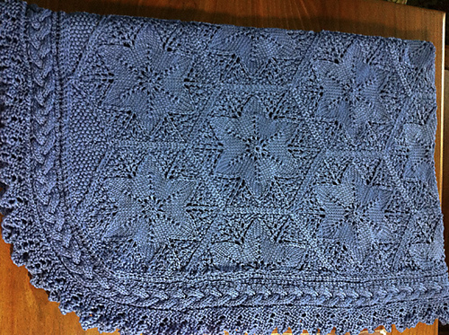 Ravelry: Mountain Laurel Counterpane Blanket pattern by Kim Brody Salazar