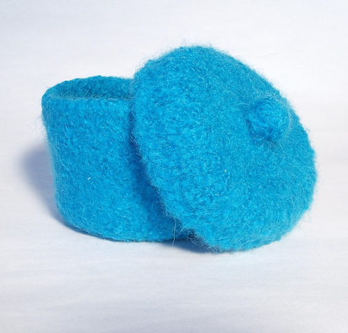 Ravelry: Felt Trinket Pot pattern by Claire Fairall Designs