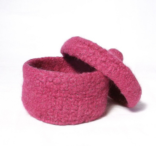Ravelry: Felt Trinket Pot pattern by Claire Fairall Designs