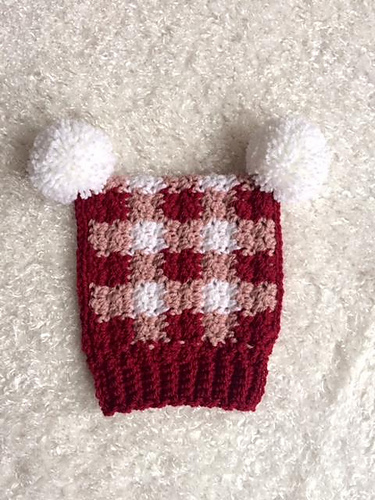 Ravelry: Gingham Noggin and Toes Set pattern by Sheila Zachariae