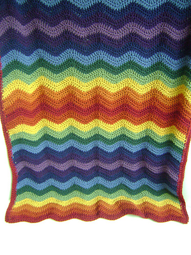 Ravelry: Rainbow Ripple pattern by Sheila Zachariae