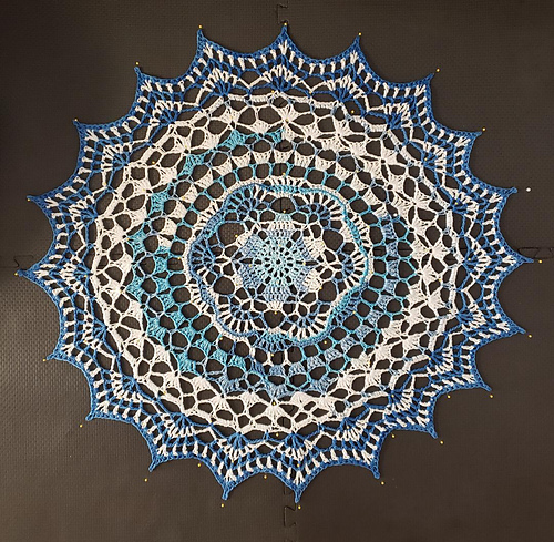Ravelry: July Mandala pattern by Karin Åshammar/Virklust