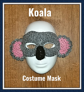 Ravelry: Koala Bear Costume Mask pattern by Sharon E. Santorum