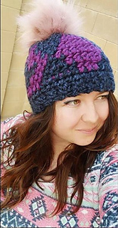 Ravelry: It's Just a Phase Beanie pattern by Knifty Knotting