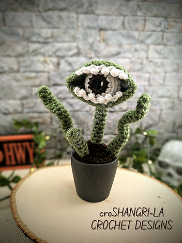 Ravelry: venus eye trap pattern by Lauren B Parks