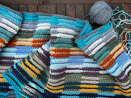 Ravelry: On The Double Scrapghan pattern by Amy Minard