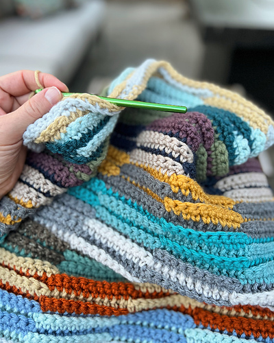 Ravelry: On The Double Scrapghan pattern by Amy Minard